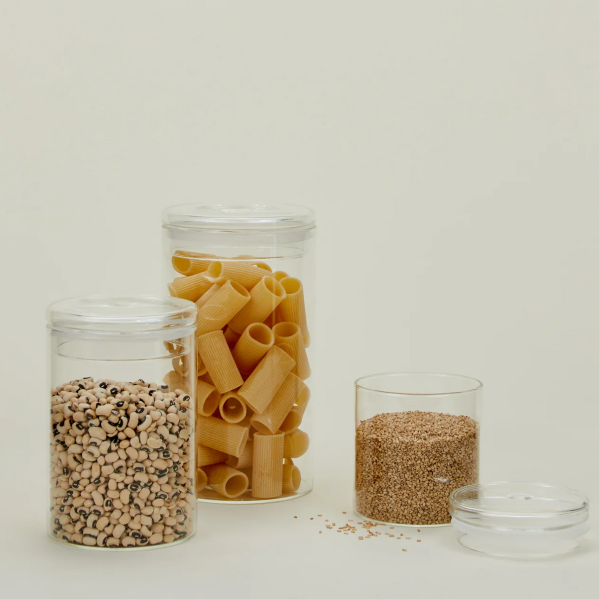Hawkins New York, Essential Glass Storage Containers, Clear Glass – DOMA